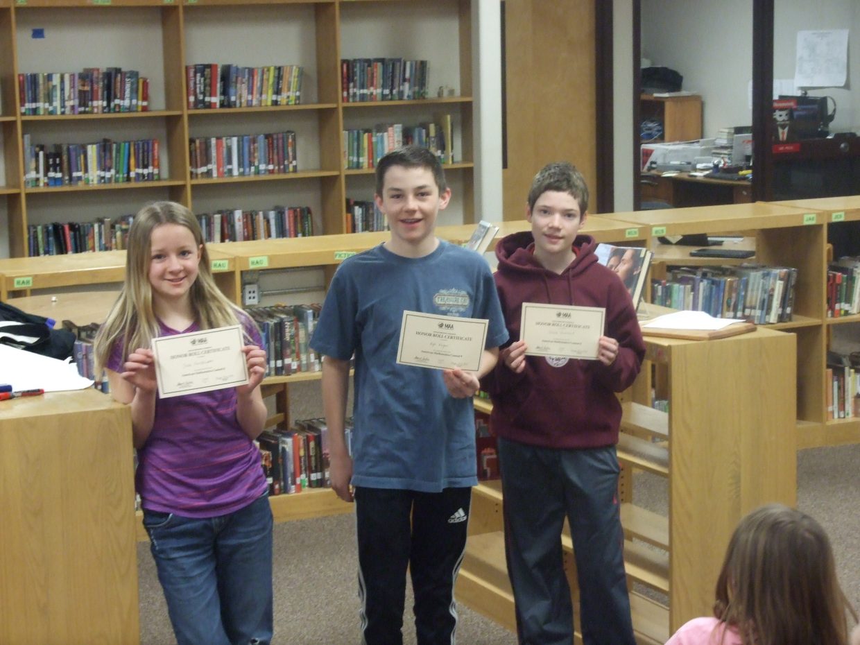 Local students win math awards | SteamboatToday.com