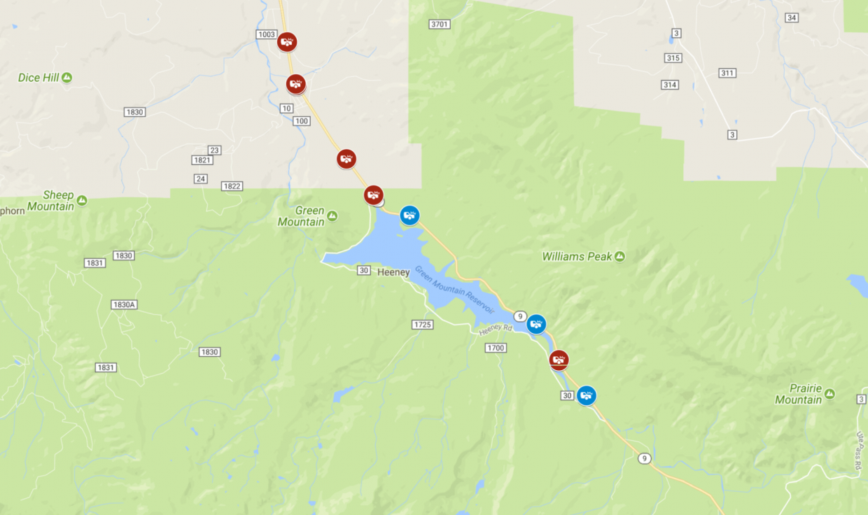 Data reveals 10-mile stretch between Silverthorne and Kremmling as ...