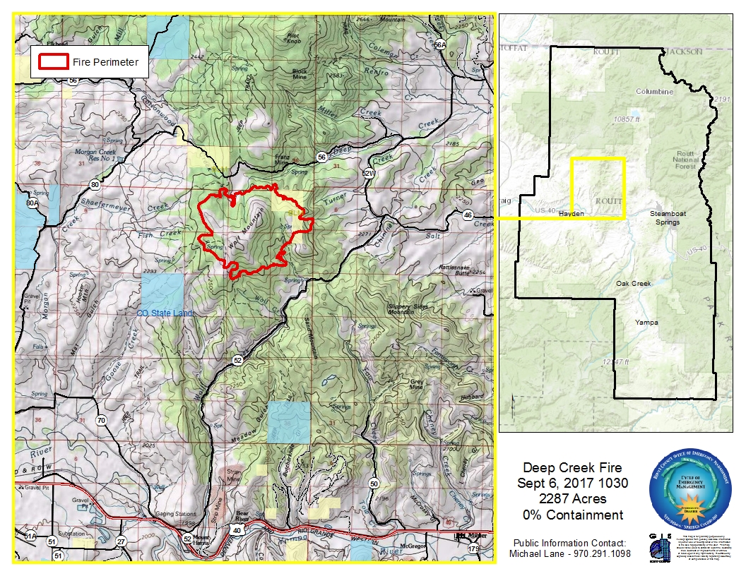 Latest updates on the Deep Creek Fire burning in west Routt County ...