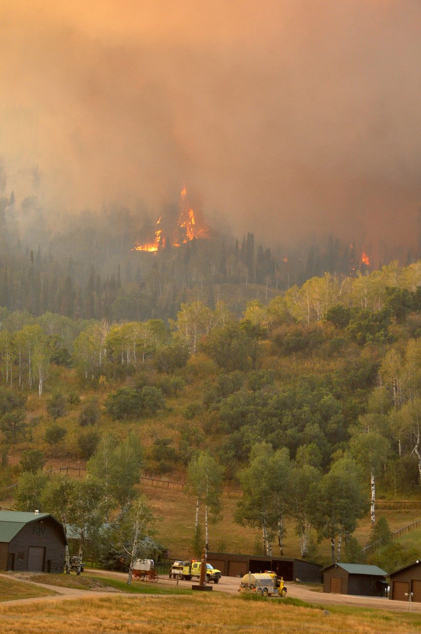 Rapidly growing wildfire in West Routt County prompts pre-evacuation ...