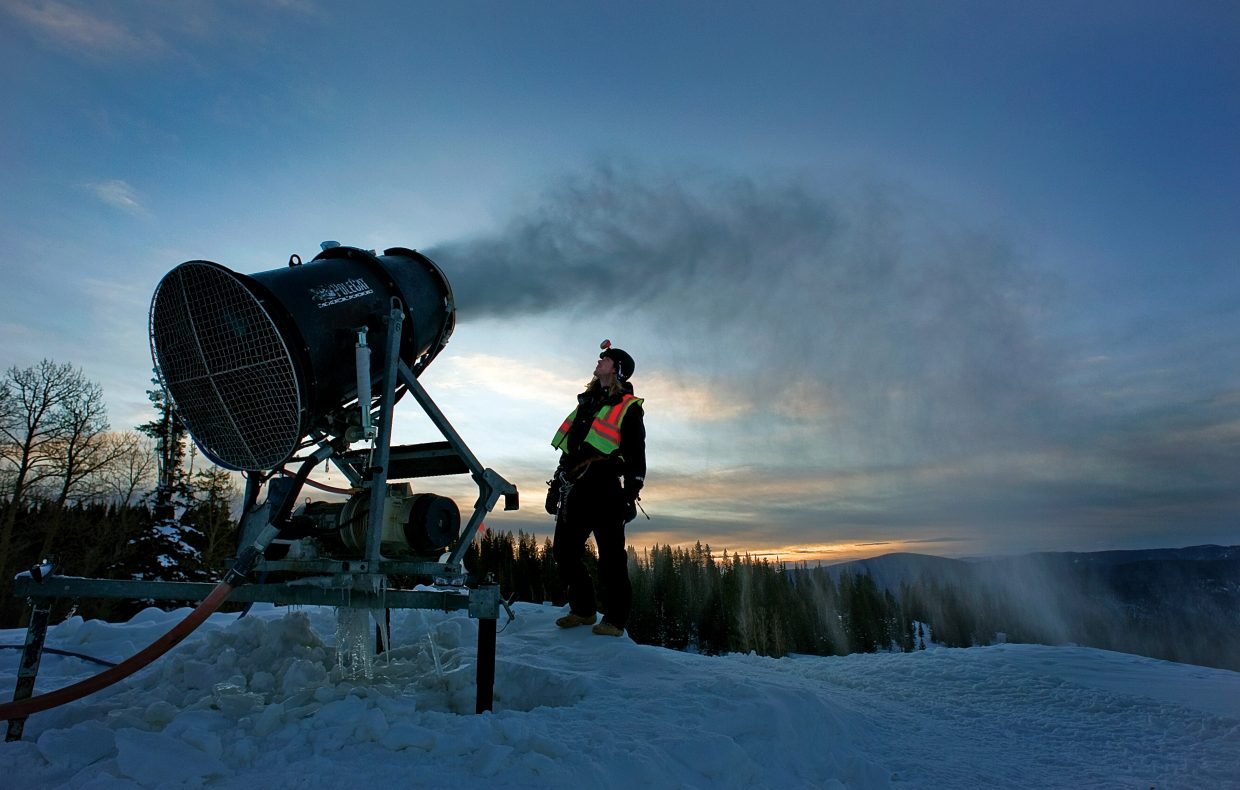 Snowmaking at Steamboat Ski Area | SteamboatToday.com