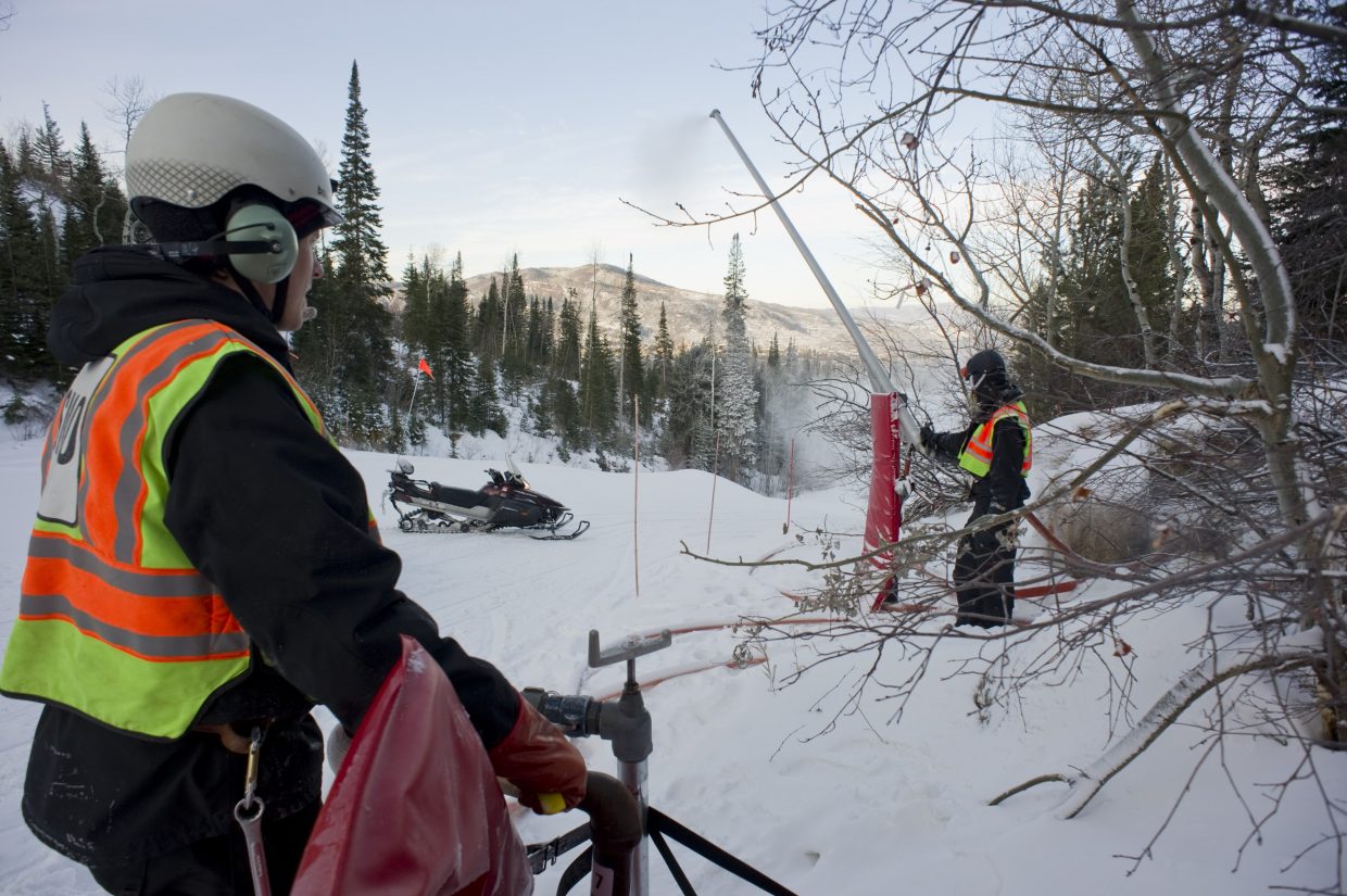 Snowmaking at Steamboat Ski Area | SteamboatToday.com
