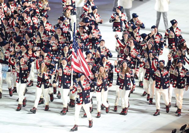 Inside the Olympics: The day Todd Lodwick carried the American flag ...