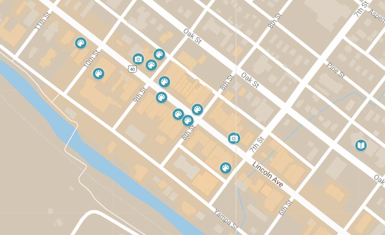 Interactive map: Steamboat First Friday Artwalk listings for April 2018 ...