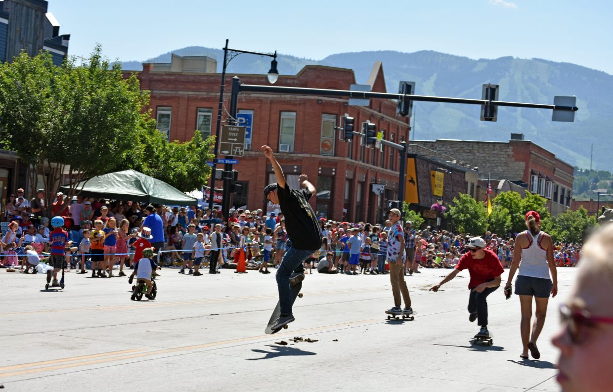 PHOTOS: Fire-breathing dragon and Steamboat Olympians highlight July ...