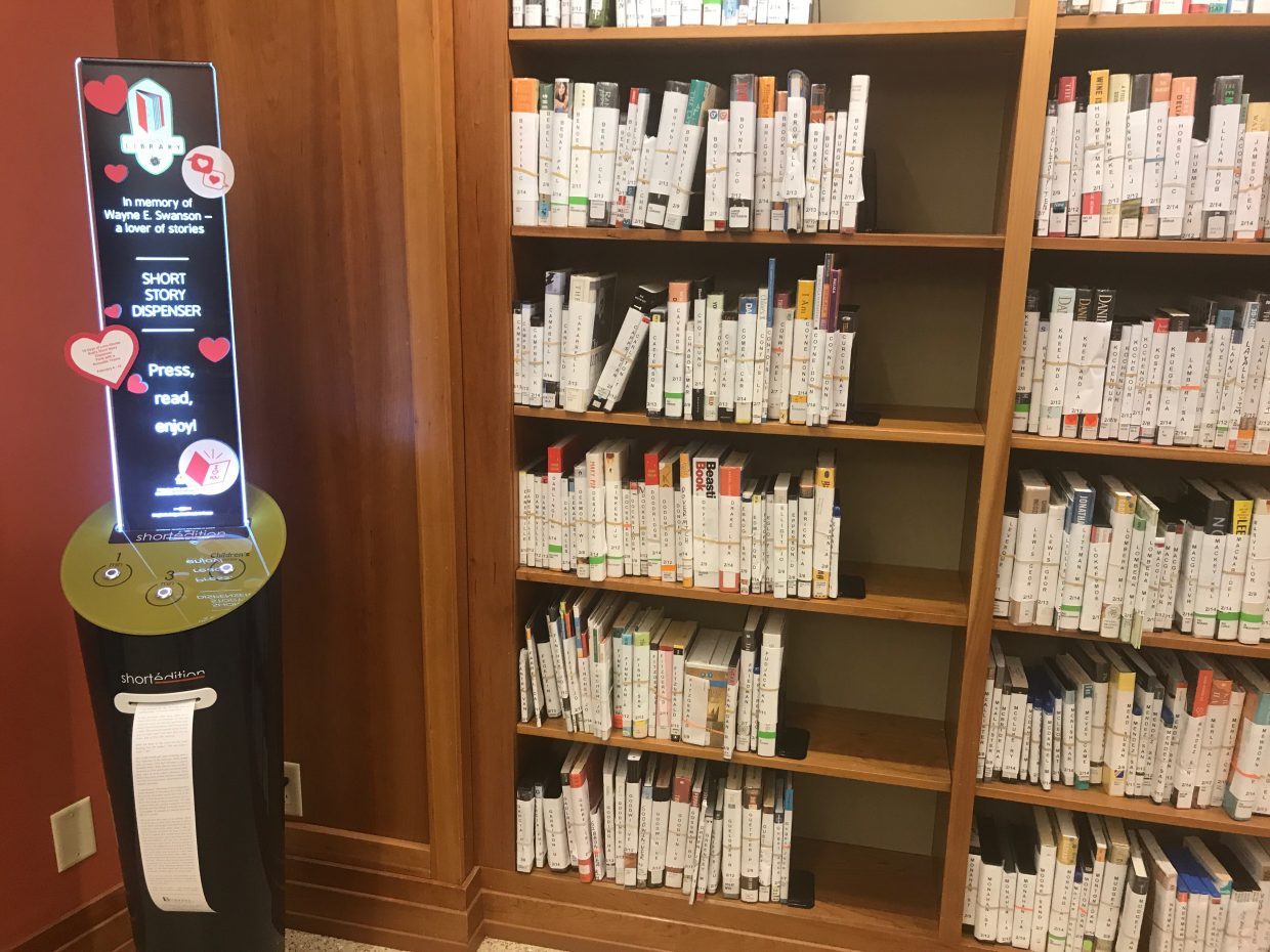 Library hosts summer short fiction contest for Short Story Dispenser ...