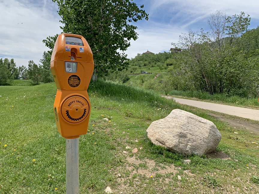 New trail meters allow users to donate trailside to maintain area ...