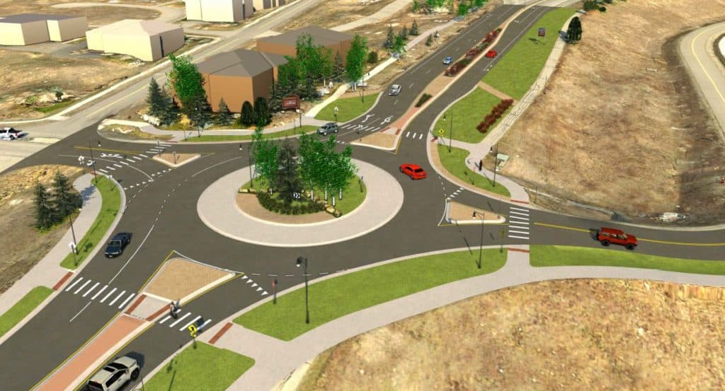 City of Steamboat eyes 2-lane roundabout on Mount Werner Road ...