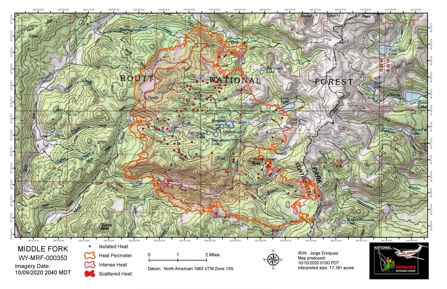 Middle Fork Fire growth slows as aerial crews continue coordinated ...