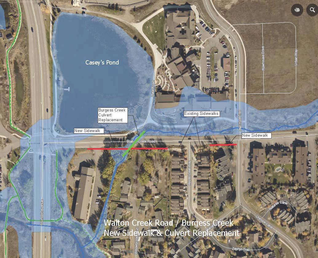 Work begins on Walton Creek Road sidewalk, culvert improvements next ...