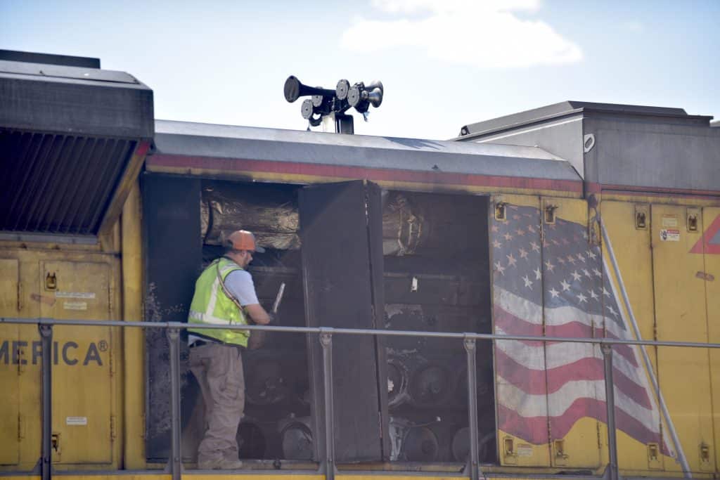 Train engine fire in Phippsburg puts volunteers into action ...