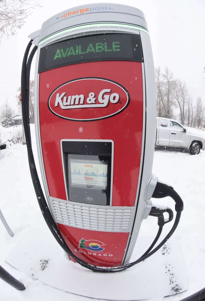 Anglers Drive Kum & Go receives Steamboat’s 1st high-speed electric ...