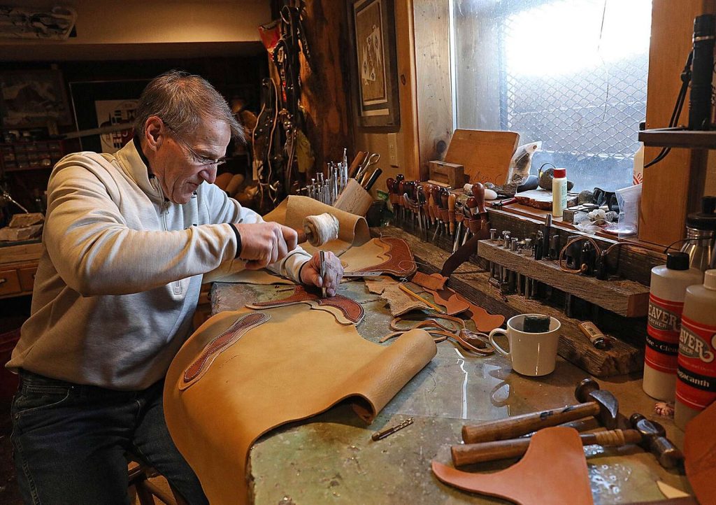 Craftsman keeping western traditions alive with each stitch ...