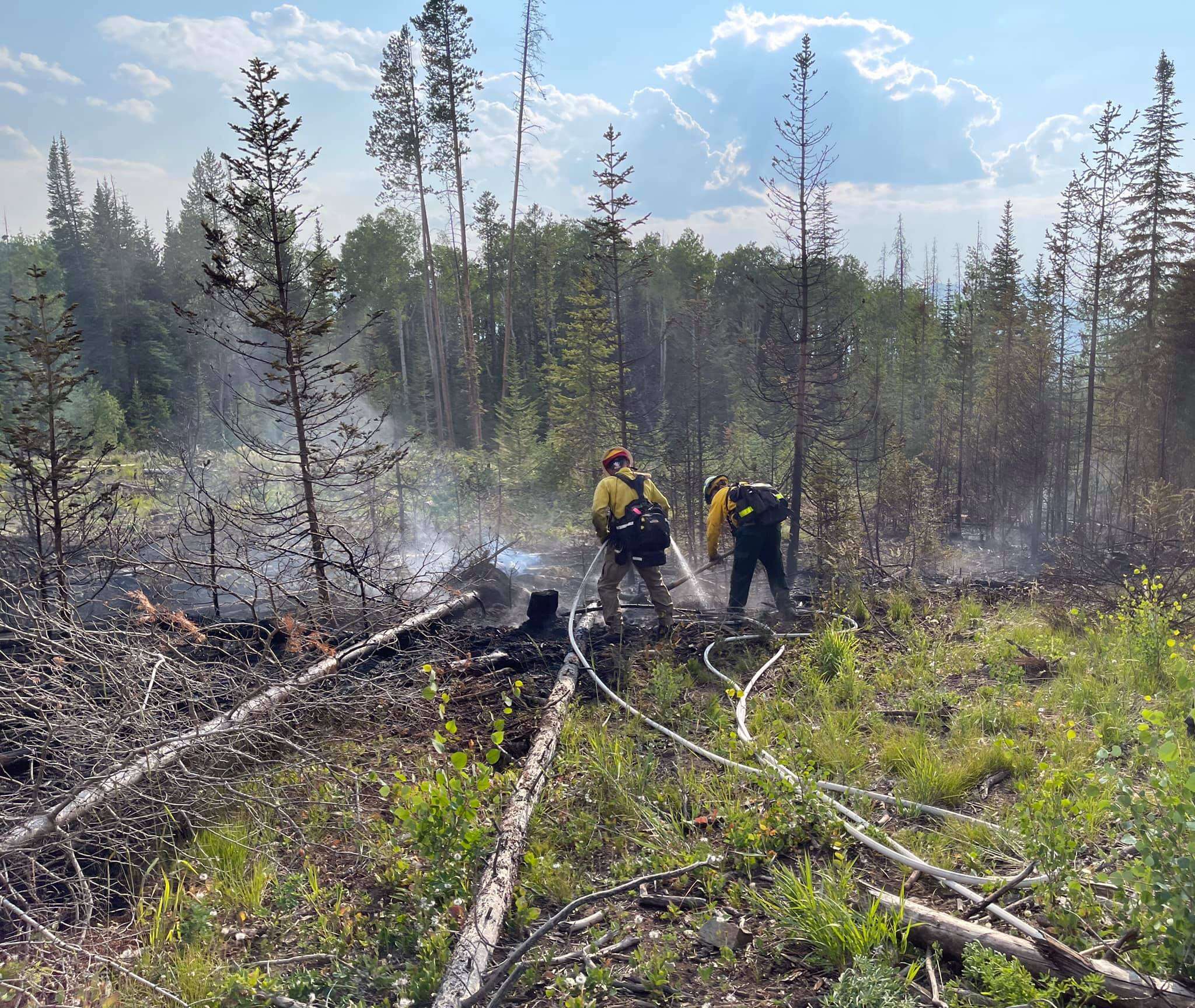 While larger fires see limited activity, local firefighters respond to ...
