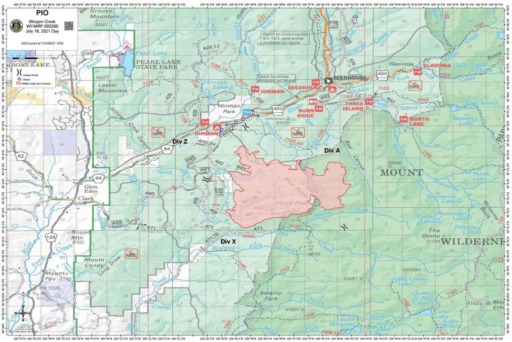 Morgan Creek Fire activity in North Routt remains minimal; now over 4K ...