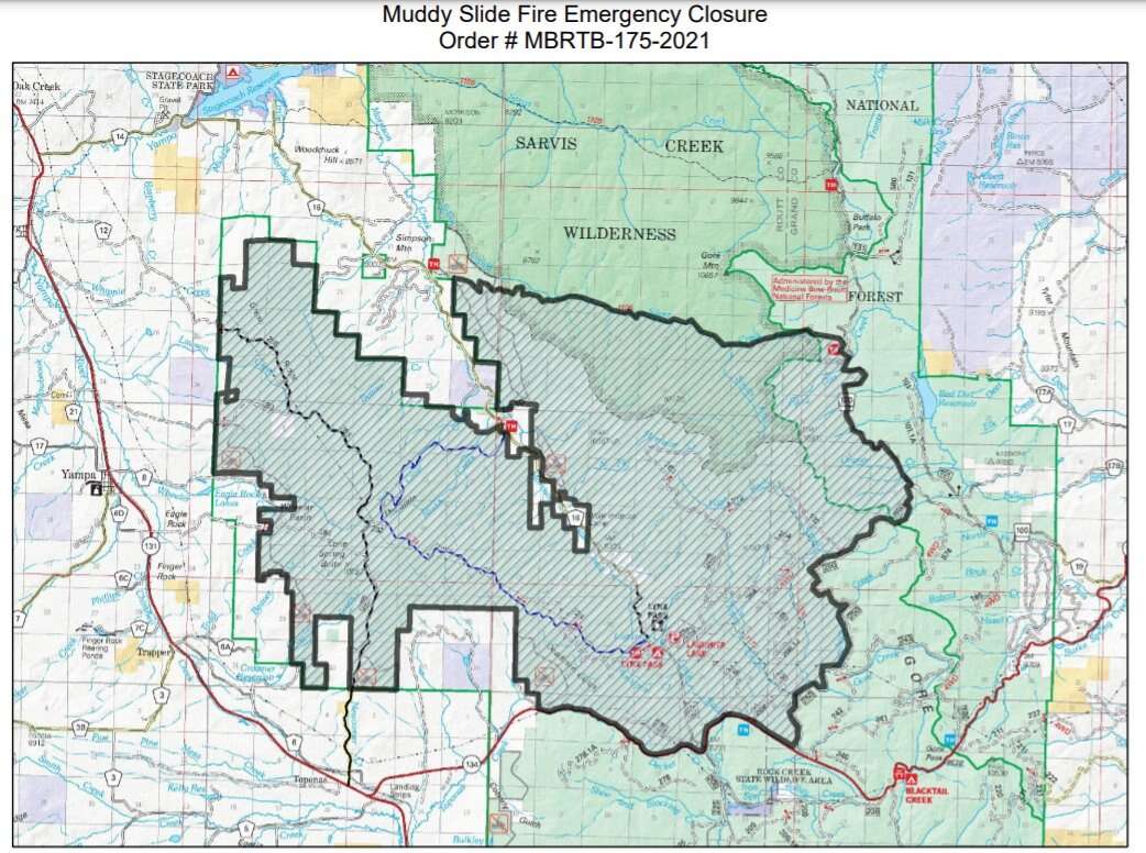 LIVE UPDATES: Muddy Slide Fire in South Routt grows over 4K acres ...