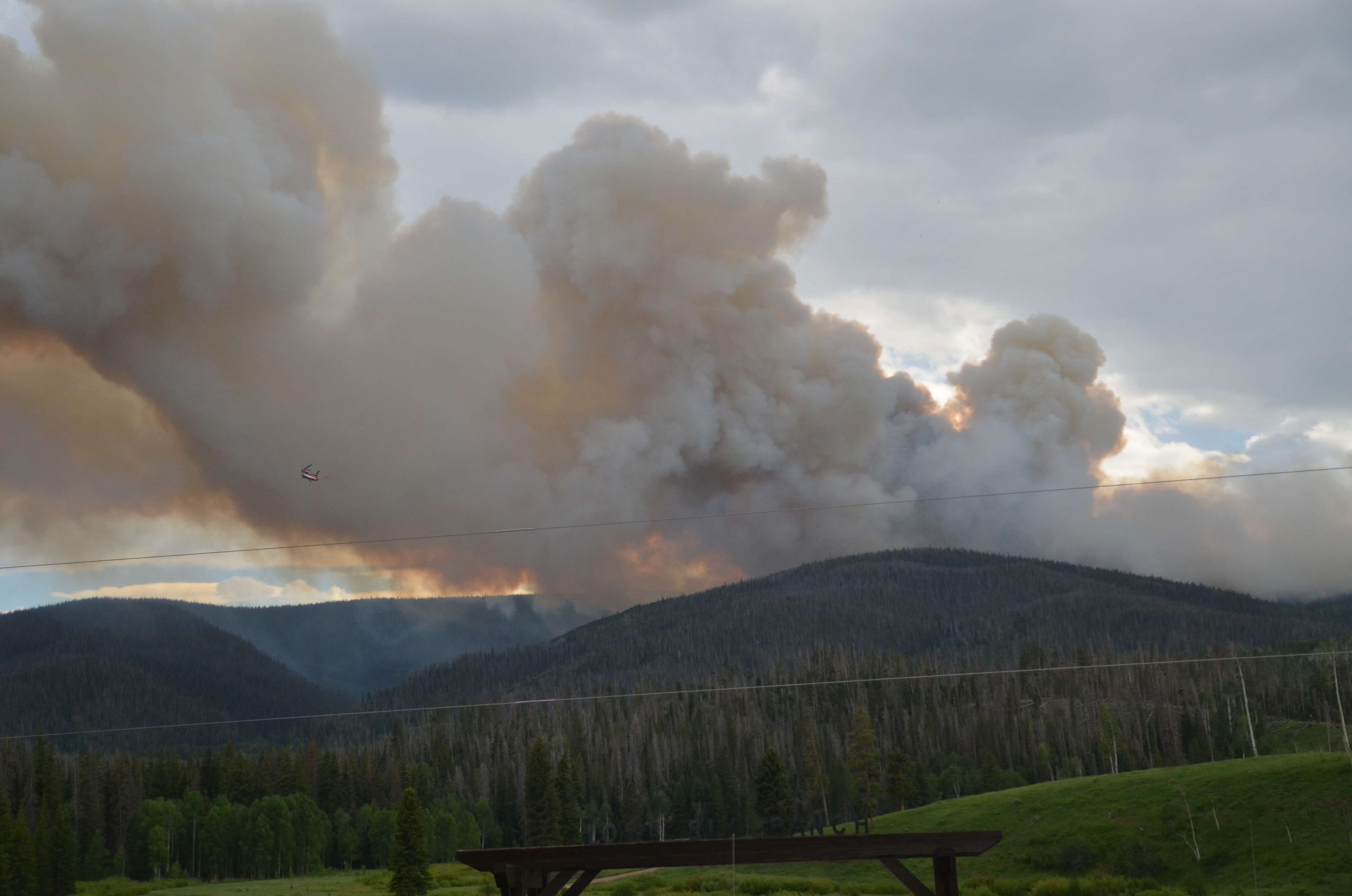 Muddy Slide Fire still estimated at 100 acres; aerial crews making ...