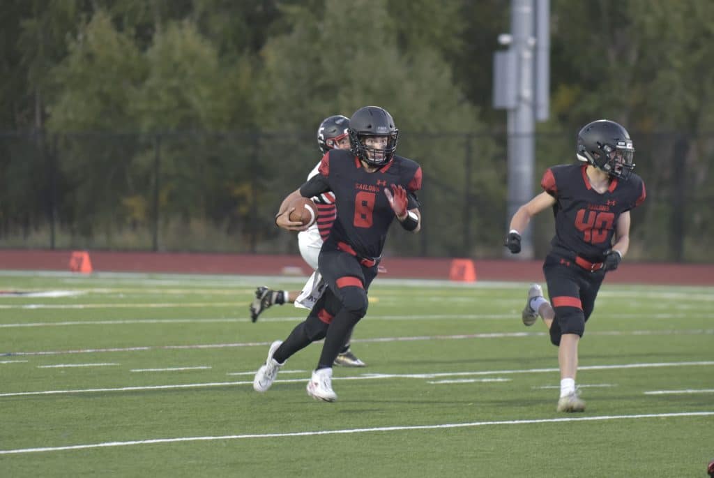 Sailors football dazzles in homecoming victory over Aspen ...