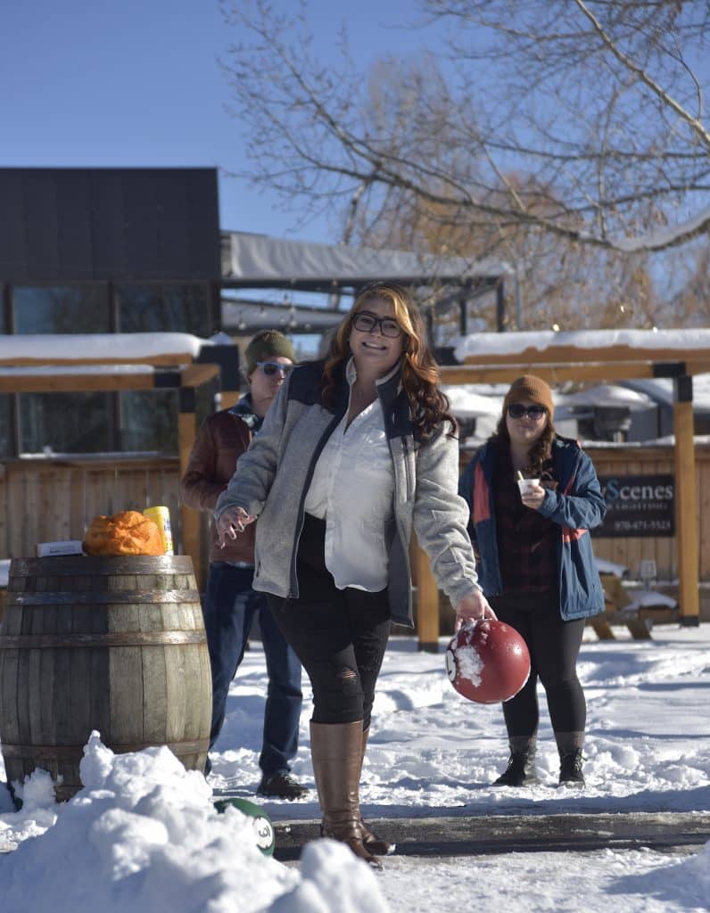 PHOTOS: Turkey bowling at the Boat Yard | SteamboatToday.com