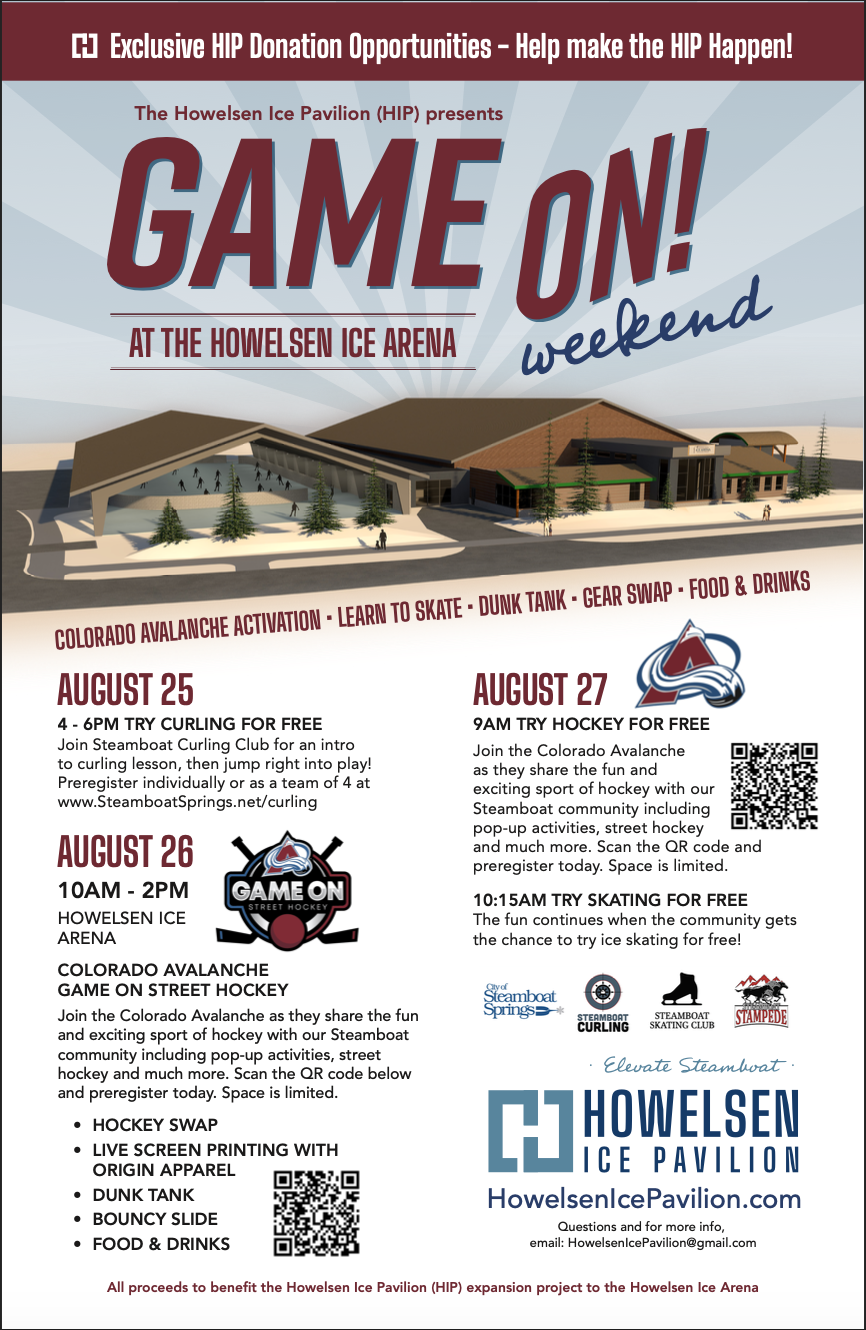 Howelsen Ice Pavilion to host Game On weekend | SteamboatToday.com