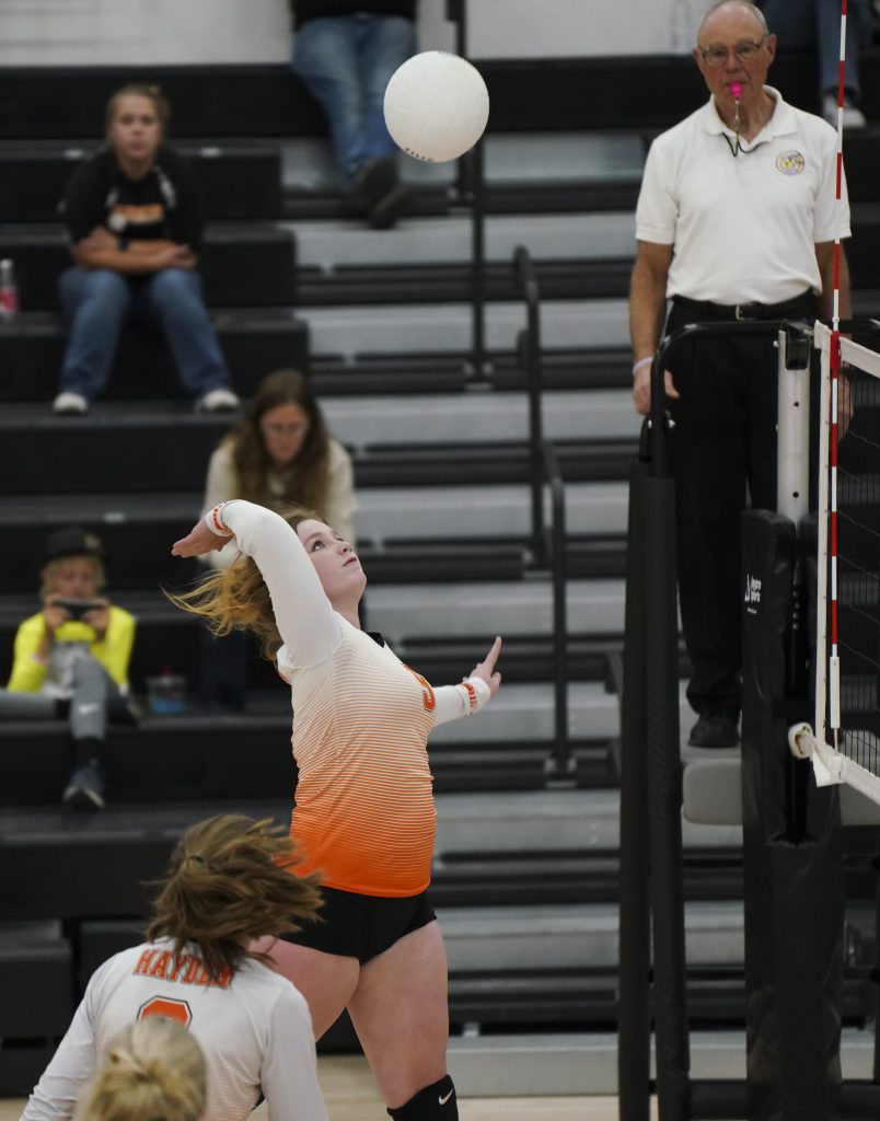 Photos: Hayden volleyball takes on De Beque | SteamboatToday.com