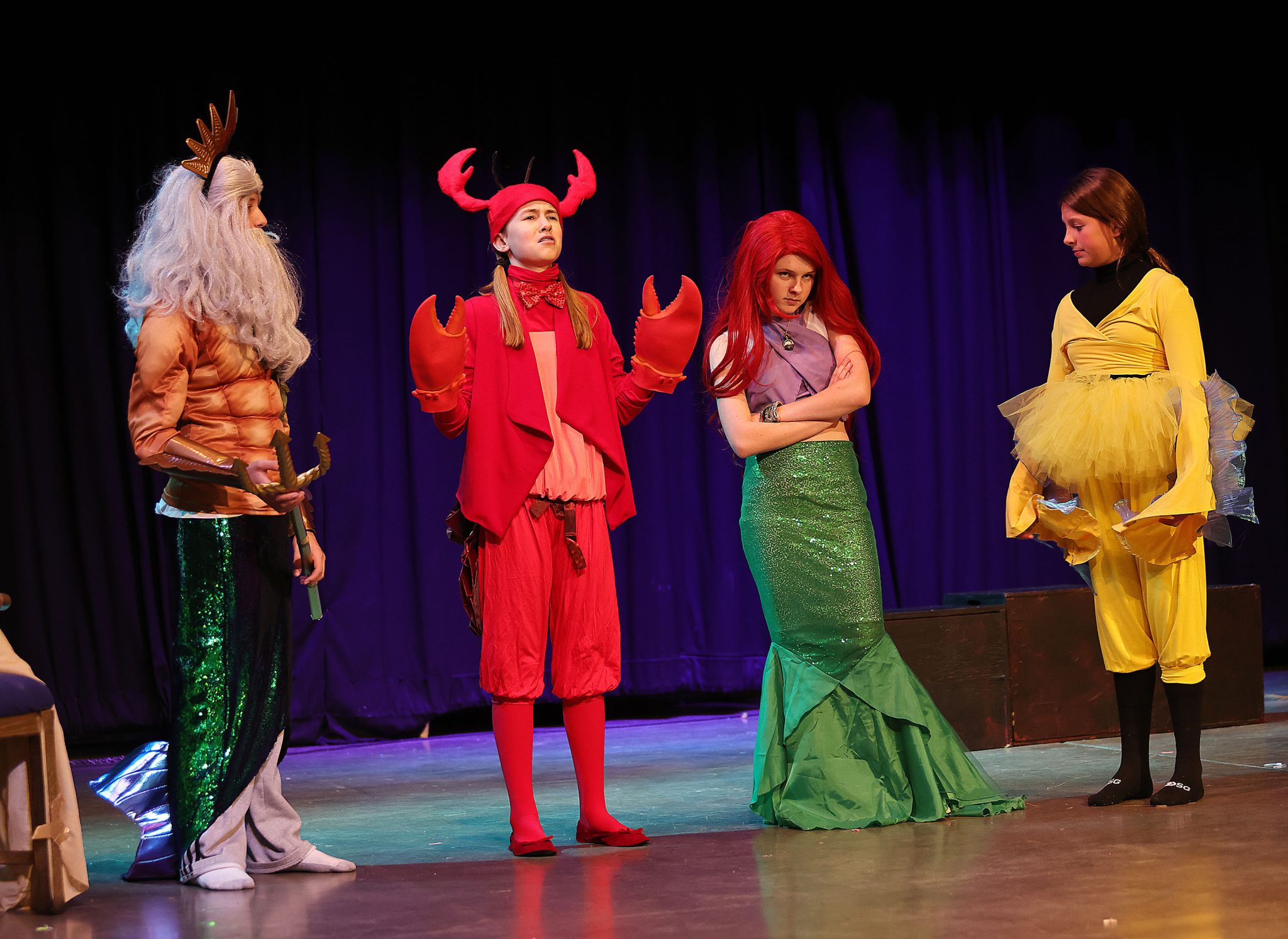 Photos: ‘The Little Mermaid Jr.’ splashes onto the stage for this year ...