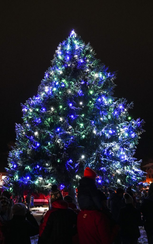 Photos: Santa stops in Steamboat to help city light Christmas tree ...