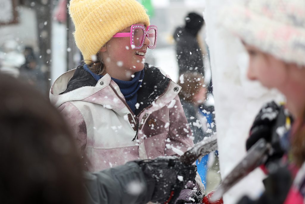 Photos: Sculptures take shape as Steamboat Springs Winter Carnival ...