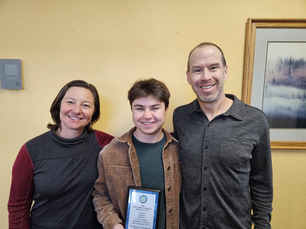 Rotary Club names Axton Juneau Student of the Month for February ...