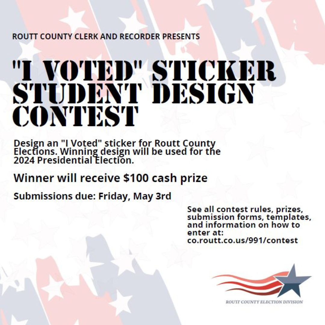Routt County Clerk and Recorder’s Office launches ‘I Voted’ sticker ...