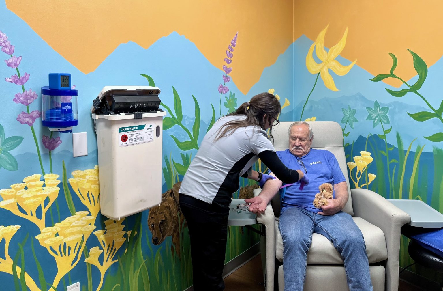 Artists create murals for updated blood draw rooms at Yampa Valley Medical Center ...