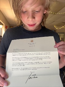 In Our Schools: Student corresponds with President Biden, fifth-grade ...