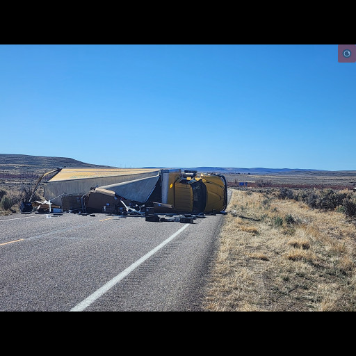 Colorado 13 closed in both directions due to semi-truck rollover ...