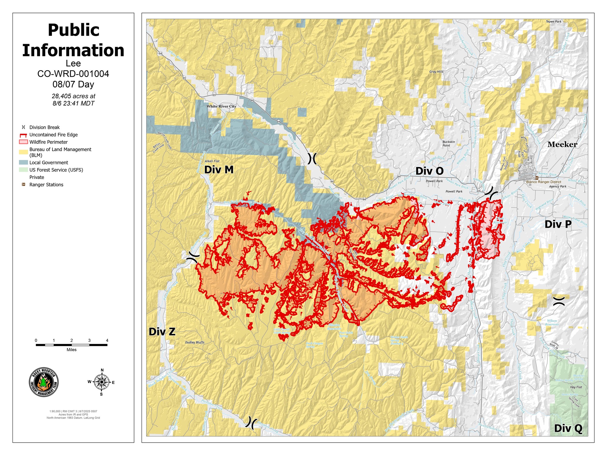 Rio Blanco fires reach over 70,000 acres combined; Evacuation shelters ...