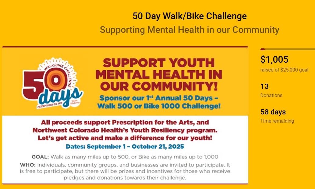 50-day challenge to walk, bike for youth mental health | SteamboatToday.com