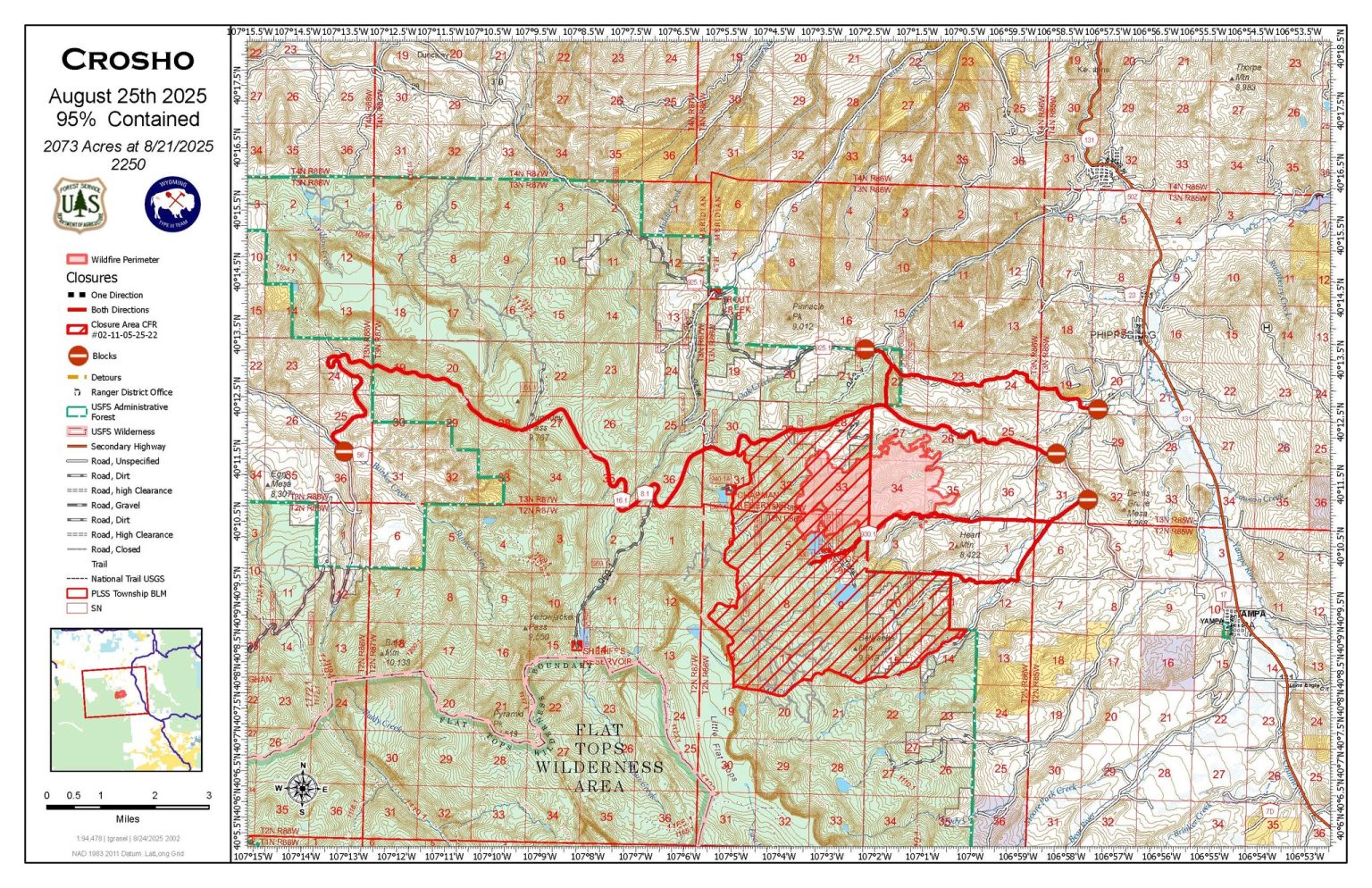 Monday update: Crosho Fire 91% contained following weekend ...