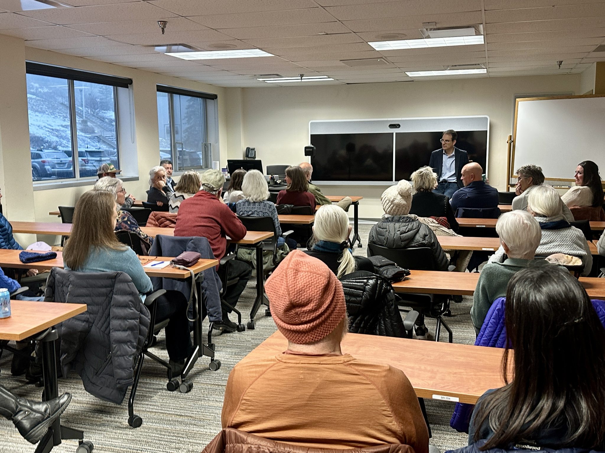 Weiser talks affordability, small business, political tensions in ...