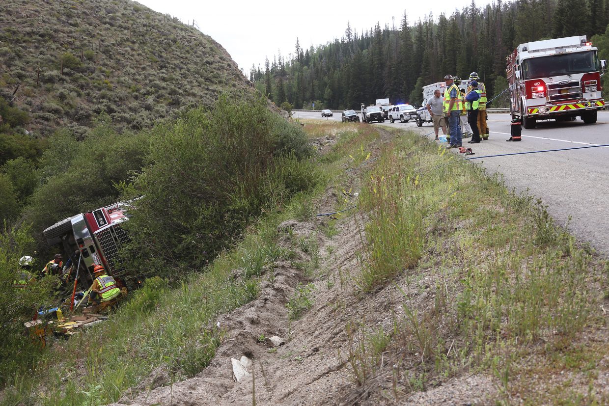 Serious accident on Red Dirt Hill | SkyHiNews.com