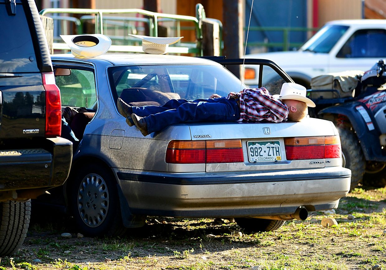 Photo: Rest time at the Fraser rodeo | SkyHiNews.com