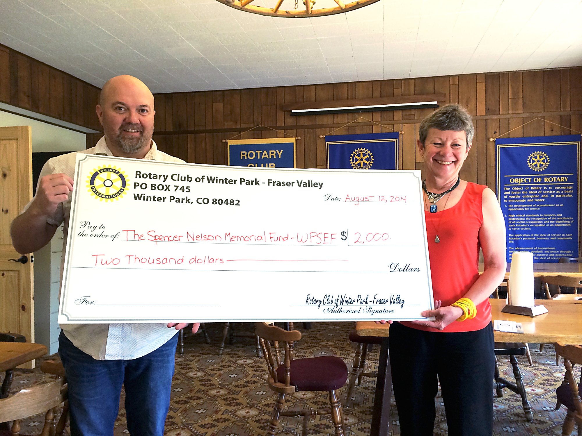 Winter Park-Fraser Rotary donates to local organizations | SkyHiNews.com