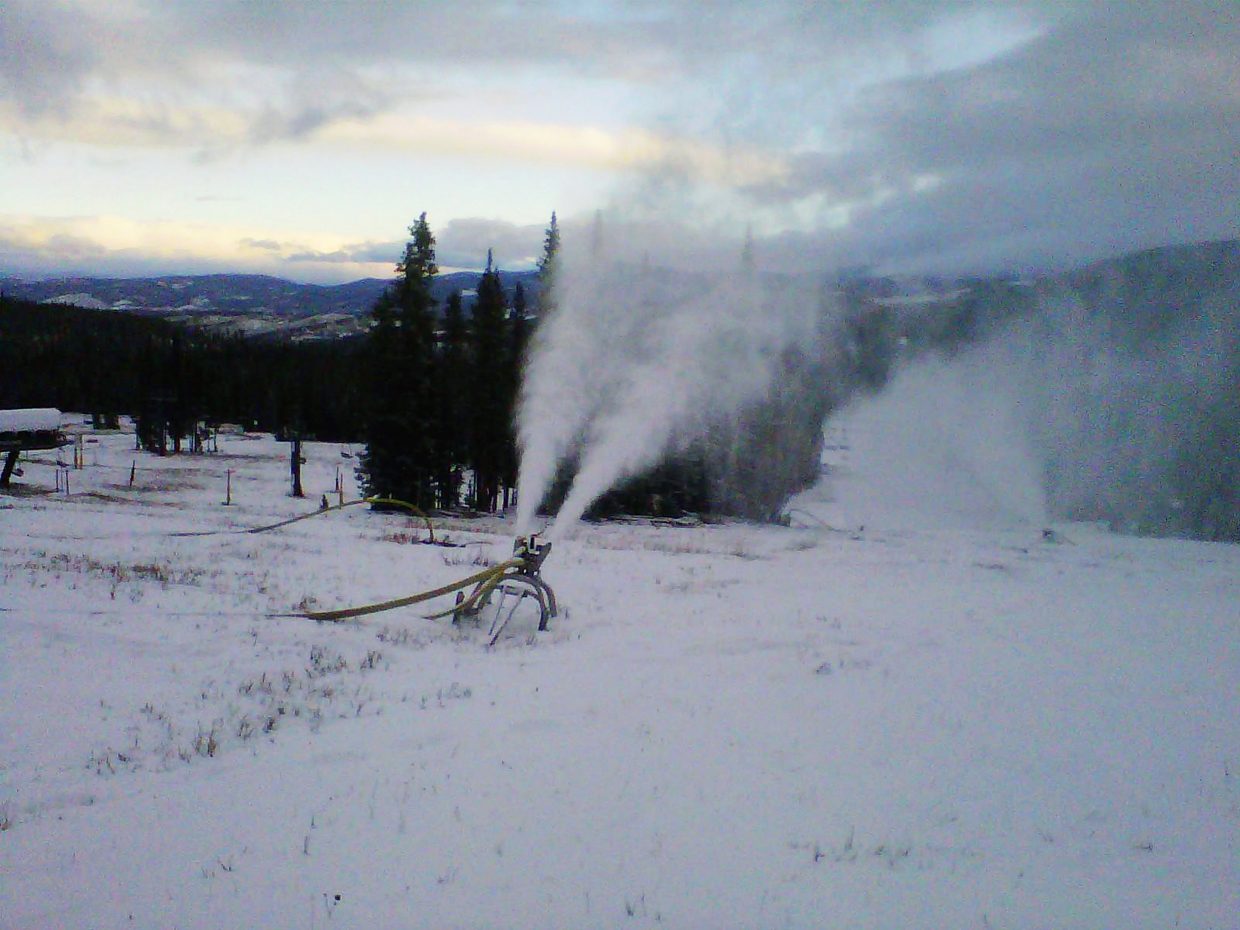 Photo: Winter Park snow guns signal start to ski season | SkyHiNews.com