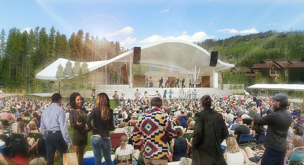 Building a permanent stage in Hideaway Park | SkyHiNews.com