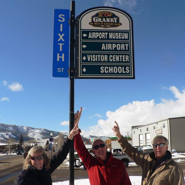 New airport sign in Granby | SkyHiNews.com