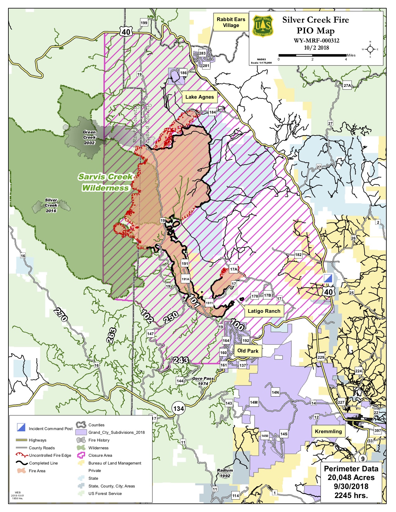 Cooler weather slows Silver Creek Fire, containment remains at 60 ...