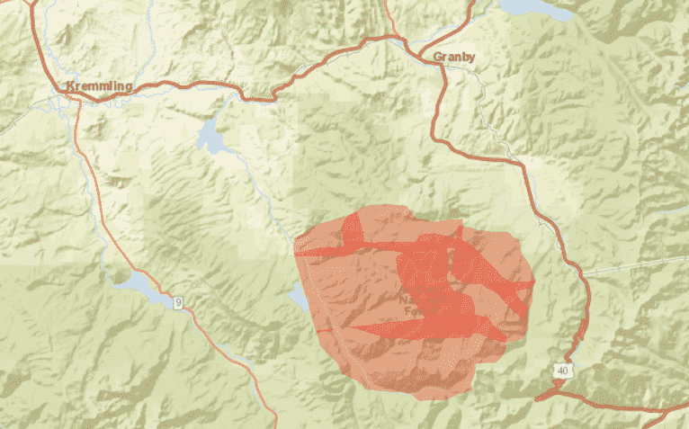 Evacuations ordered as wildfire grows to 1,300 acres in Grand County ...