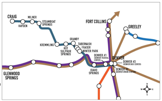 Connecting from Craig to Denver, Bustang plans six bus stops across ...