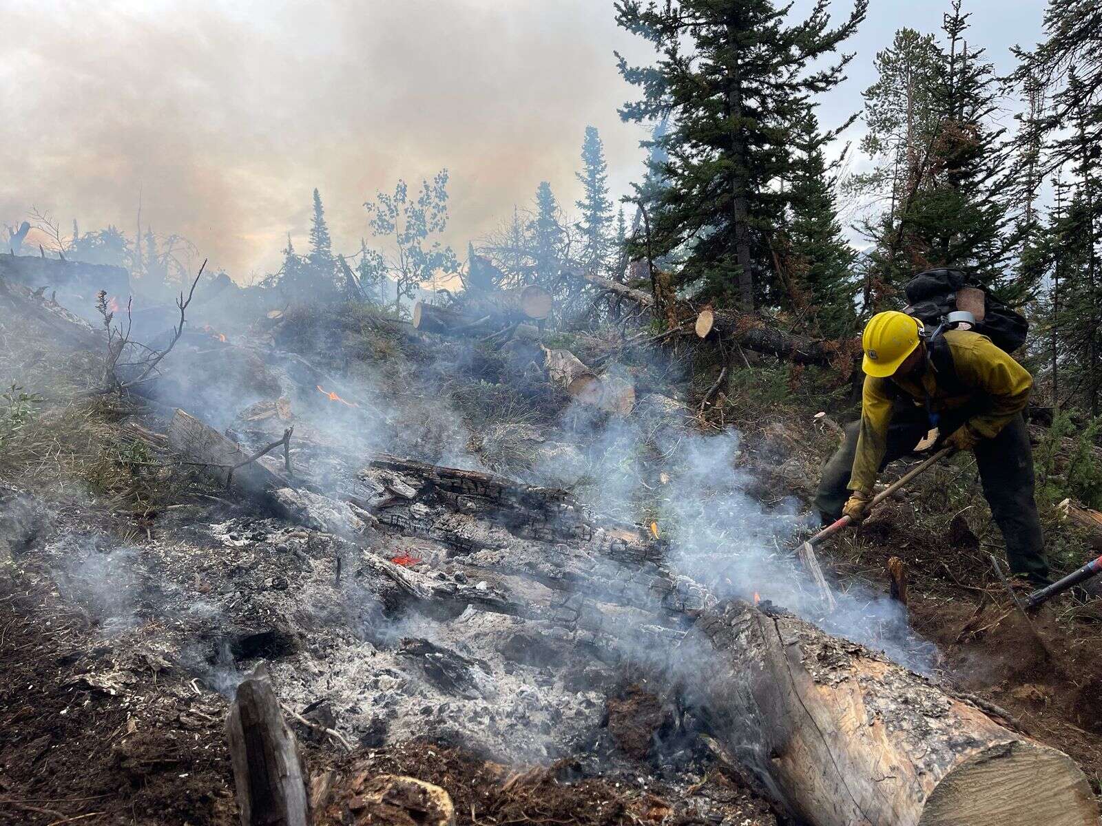 Black Mountain containment improves with increased fire activity ...