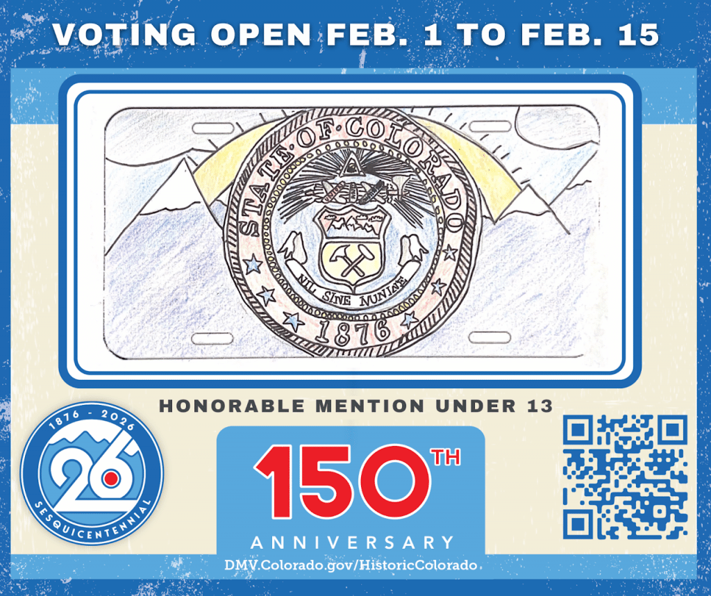 Colorado Division of Motor Vehicles releases honorable mention entries ...