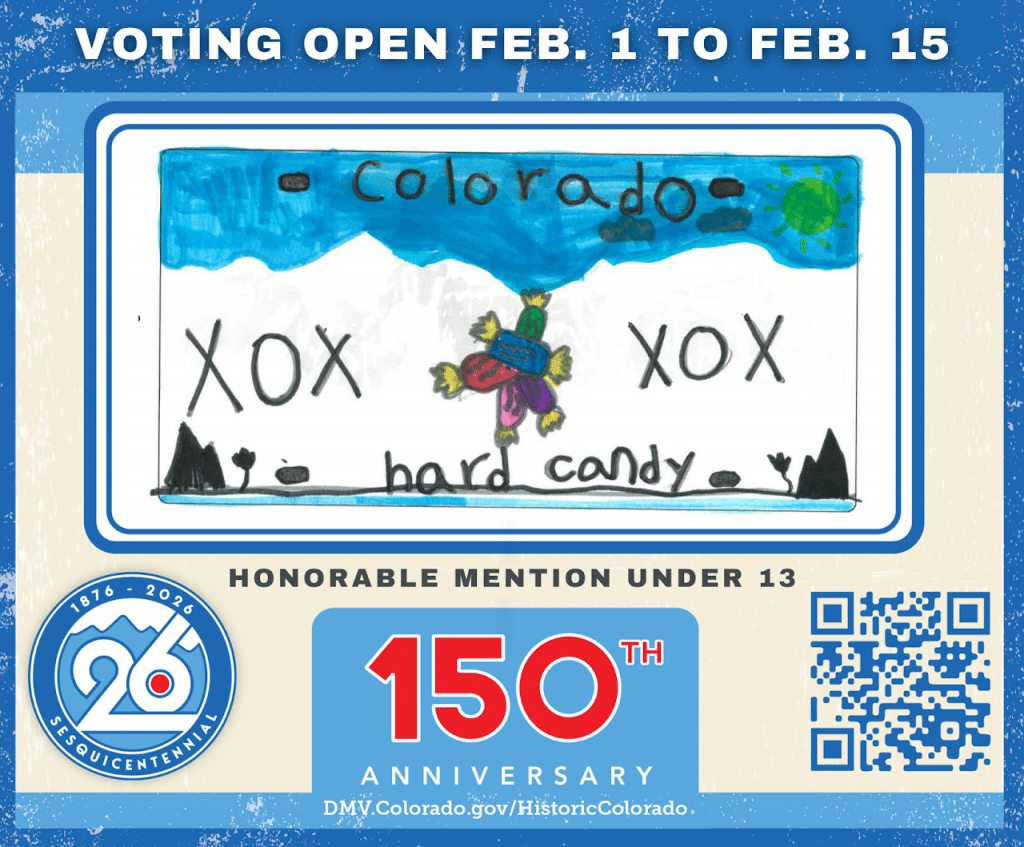 Colorado Division of Motor Vehicles releases honorable mention entries ...