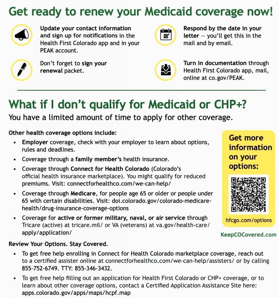 Coloradans risk losing Medicaid this May | SkyHiNews.com